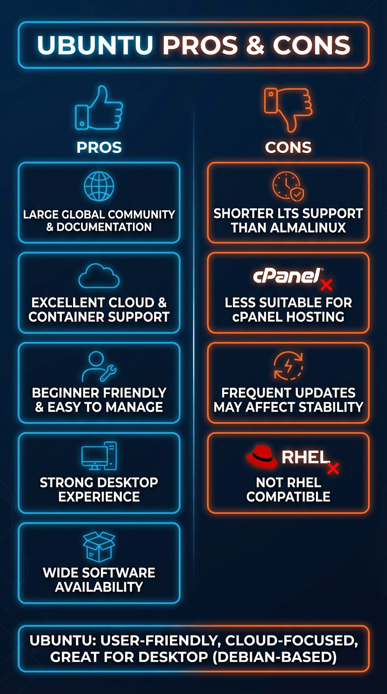 AlmaLinux vs Ubuntu (2025 Comparison): Performance, Server Use, and ...