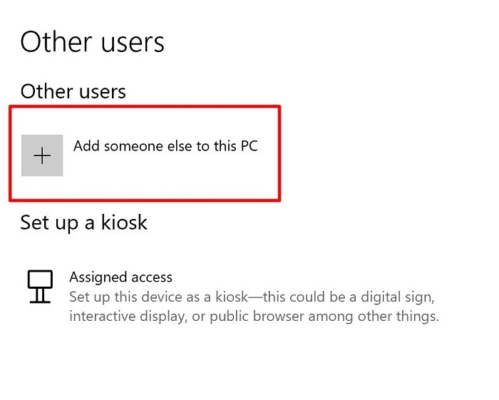 How to Add user in Windows