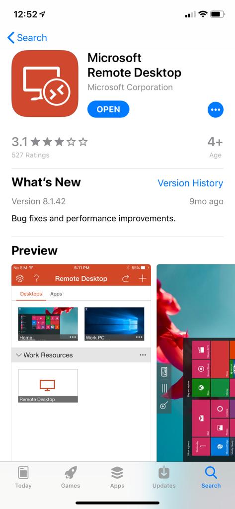 How to connect to Windows server via iOS and iPhone