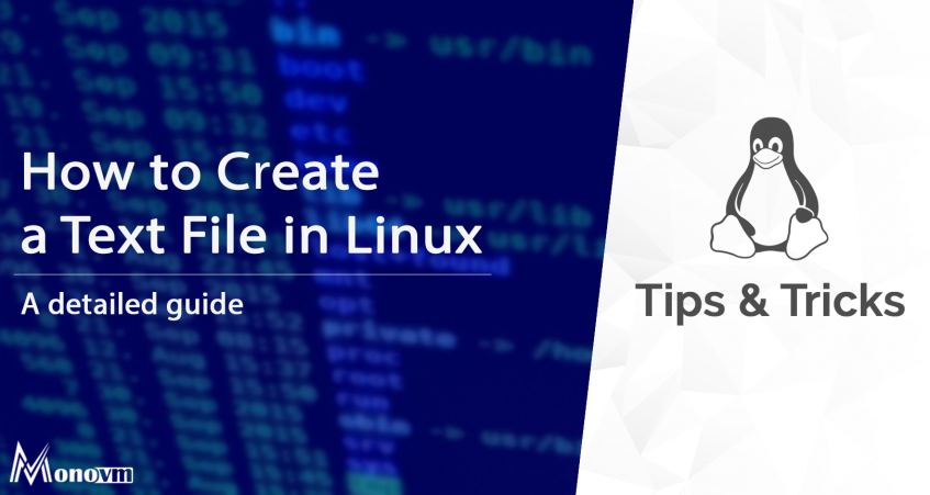How To Create A Text File In Linux