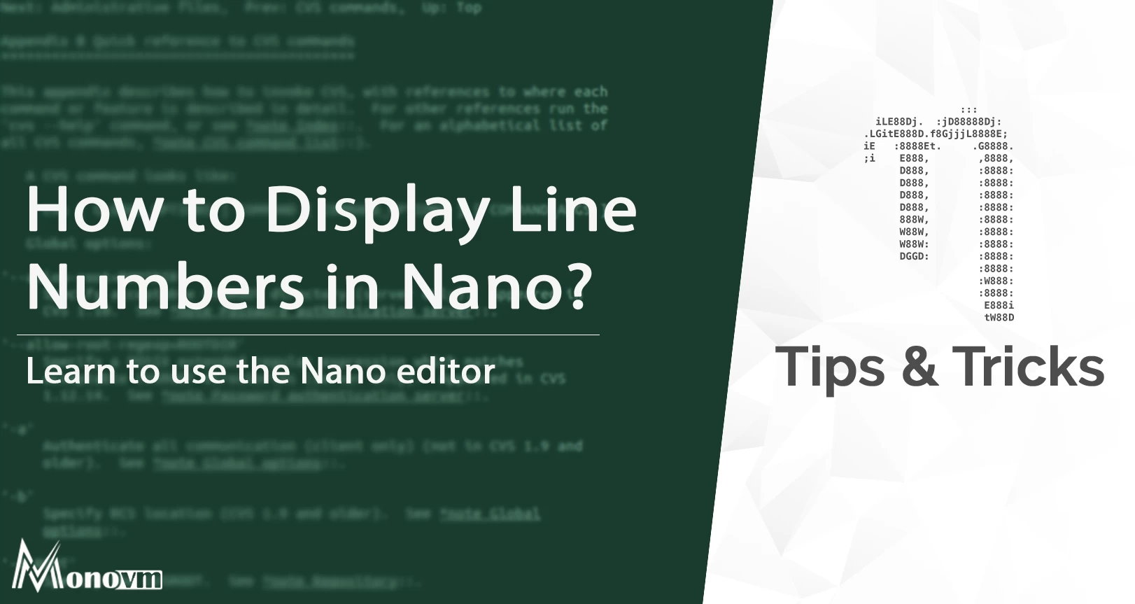 How To Show Line Numbers In Nano Editor How To Show Line Numbers In Nano Editor