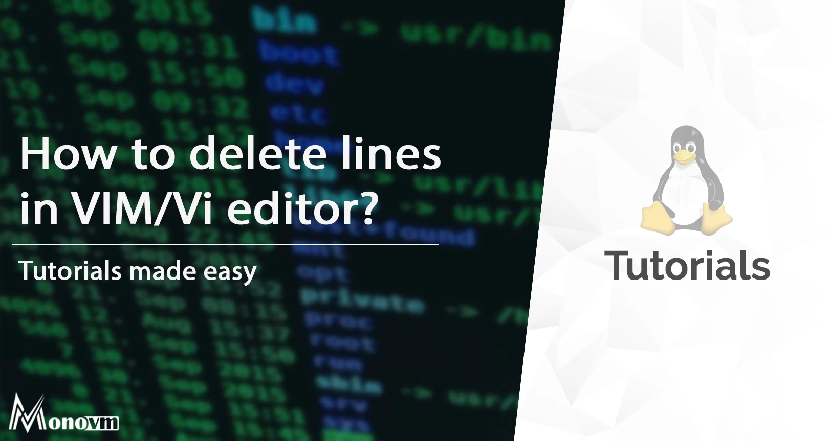 How To Delete Line In Vim Vi Editor Vim Delete Line 